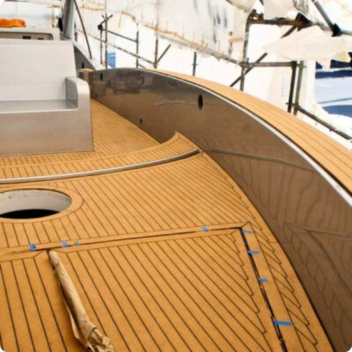 Natural Cork Yacht Decking: Best Boat Deck Flooring