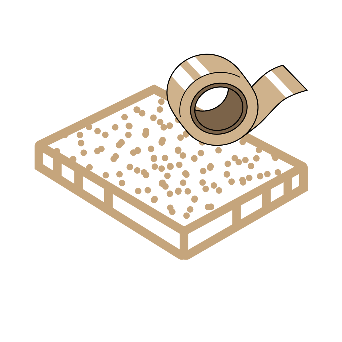 Self adhesive cork sheets and cork rolls (Quick installation)