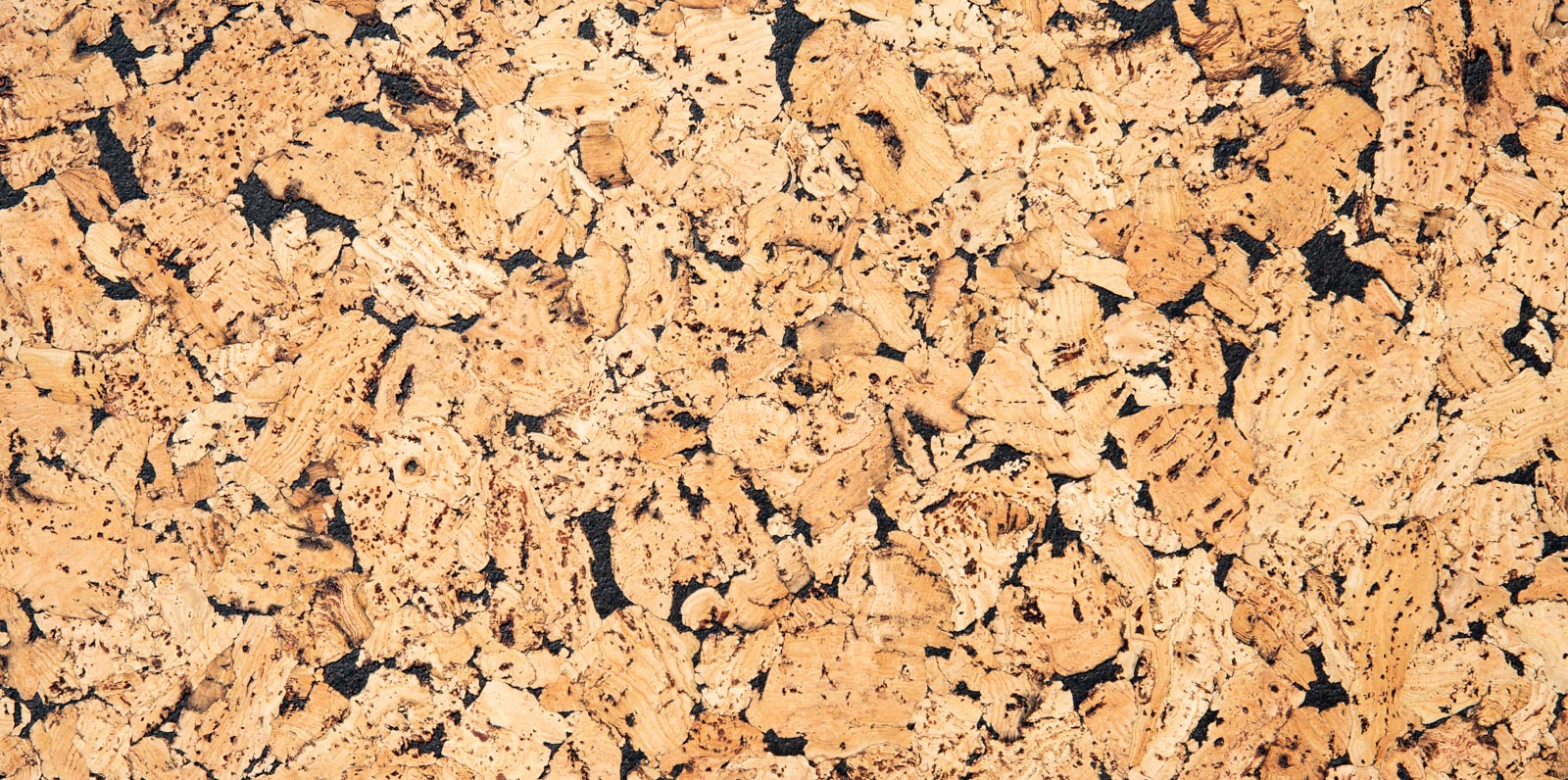 Decorative cork wall tiles VARIO NEGRO 3x300x600mm - package 1,98 m2