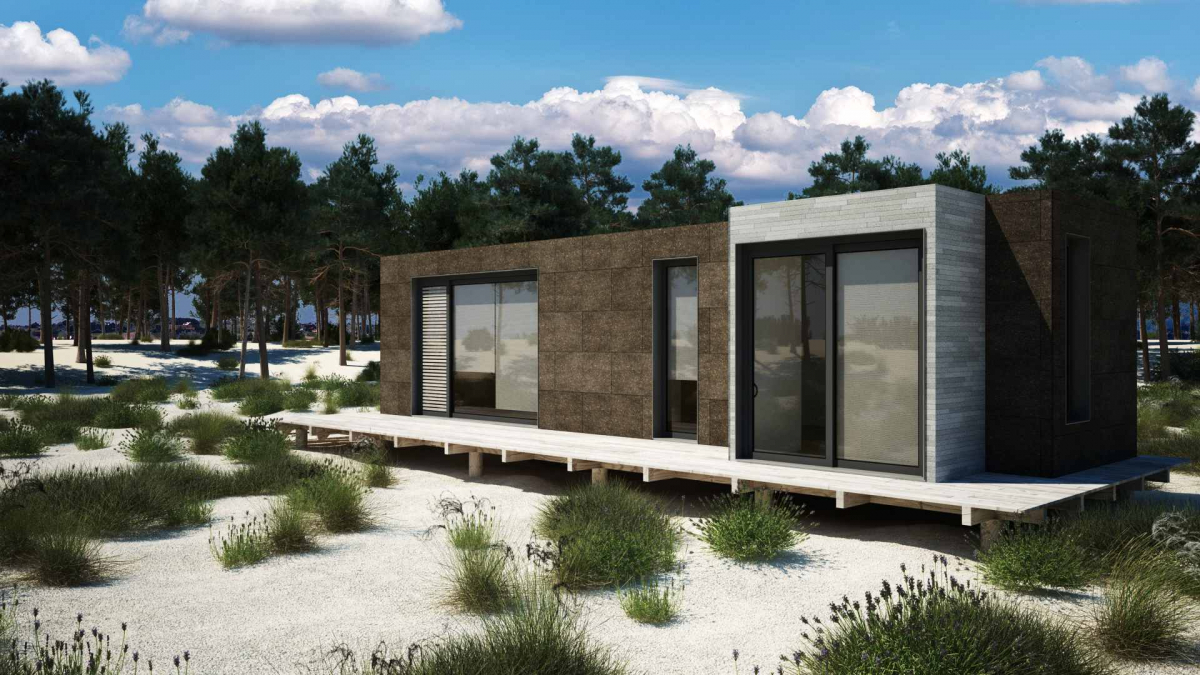 Facade Expanded Cork Board Insulation 40x500x1000mm