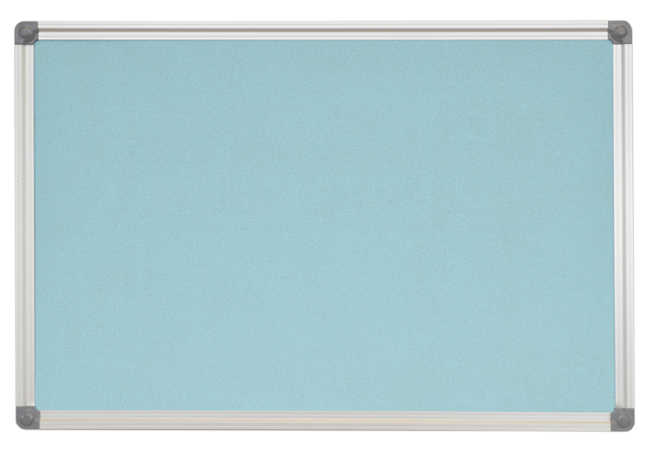 TABLERO de corcho AZUL CLARO 60x80cm con marco de aluminio DecoLine ...