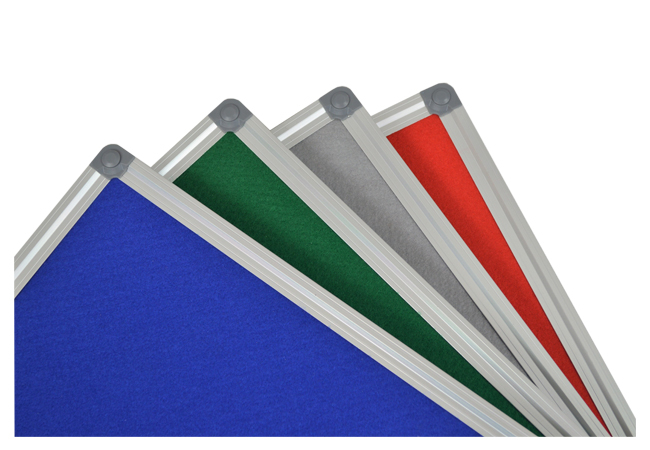 Useful notice boards with a textile layer: Pin display board!